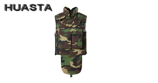 NIJ 3A III IV Full Body Bulletproof Armor Suit Neck Guard Groin ...