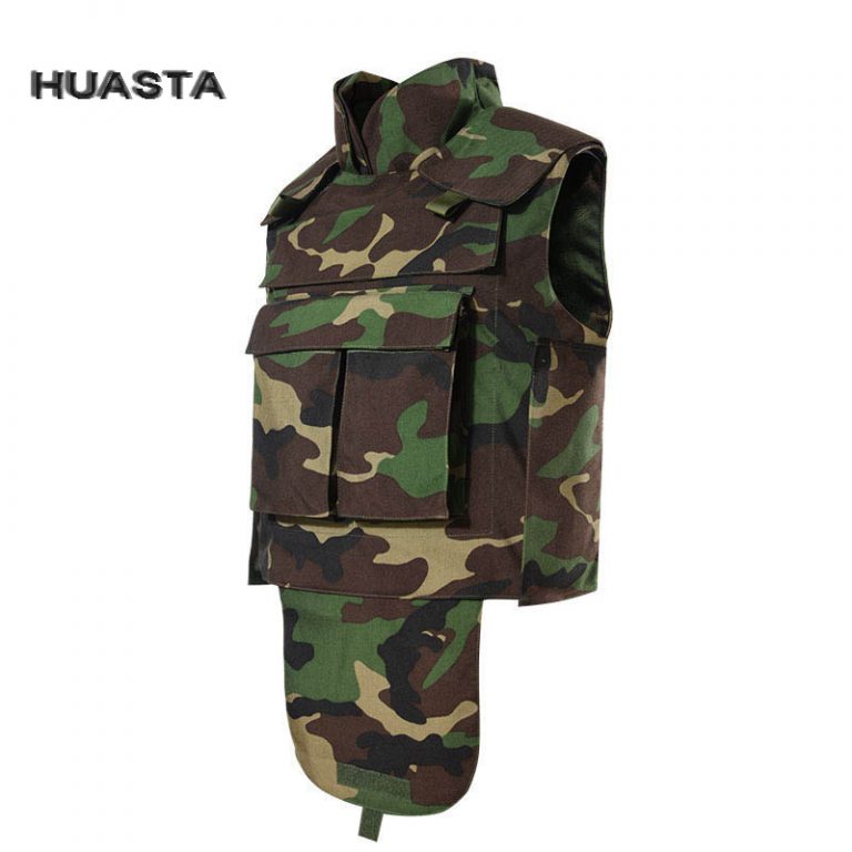 NIJ 3A III IV Full Body Bulletproof Armor Suit Neck Guard Groin ...