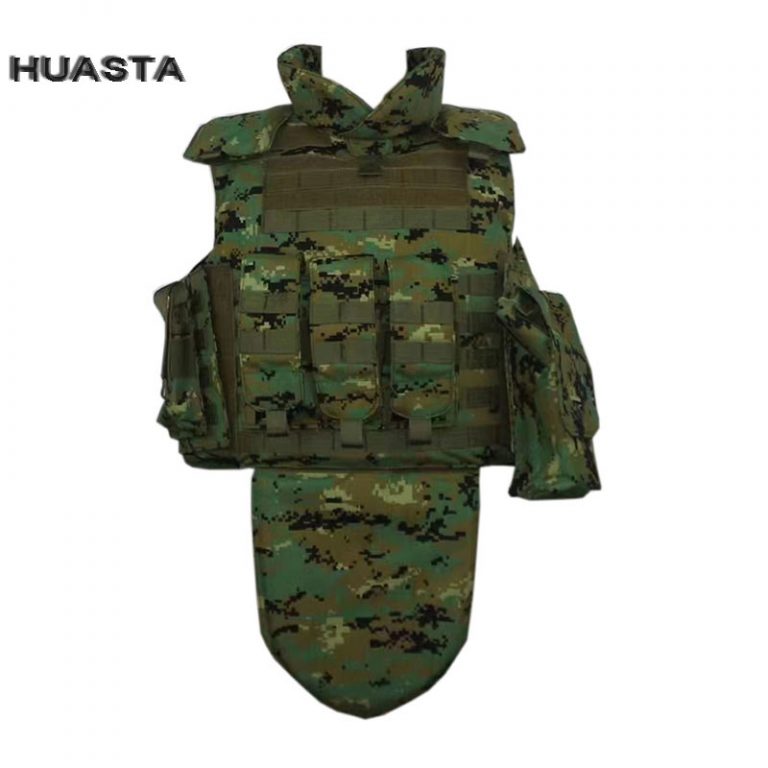 NIJ Level 4 Body Armor Neck Groin Protect Army Bullet Proof Jacket ...